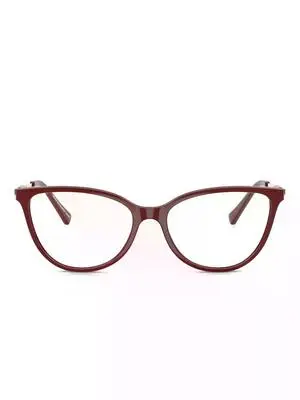 Armani Exchange Cat Eye-frame Glasses - Red
