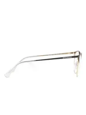 Emporio Armani Round Frame Eyeglasses