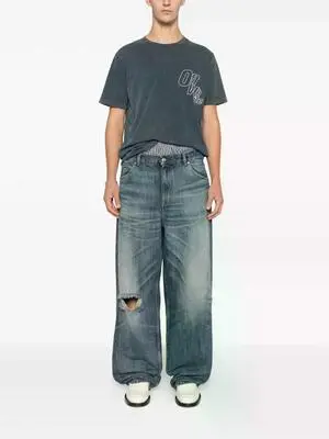 Off-White Outline-arrow Logo-print T-shirt