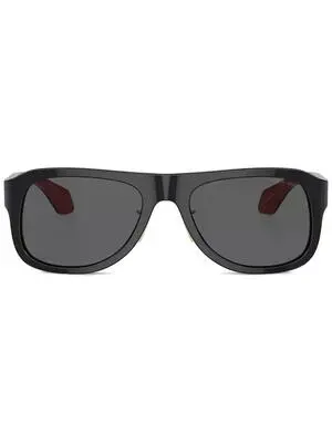 Giorgio Armani Oversized Frame Sunglasses - Black