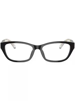 Emporio Armani Butterfly-frame Eyeglasses - Black