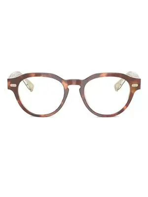 Brunello Cucinelli Tortoiseshell Round-frame Glasses - Brown
