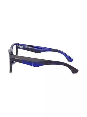 Burberry Vintage Check Pattern Square Glasses