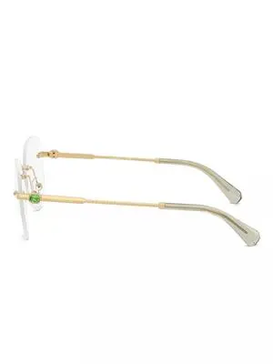 SWAROVSKI Round-frame Glasses