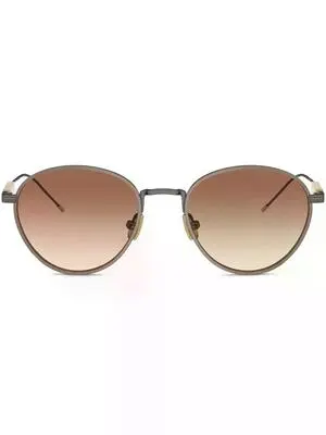 Brunello Cucinelli Round Frame Glasses - Grey