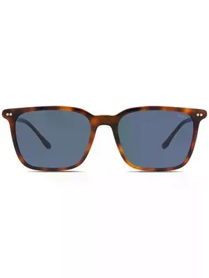 POLO RALPH LAUREN EYEWEAR Rectangle-frame Sunglasses - Brown