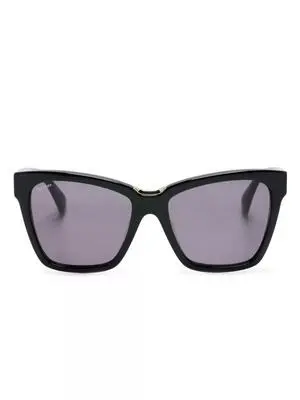Max Mara Square-frame Sunglasses - Black