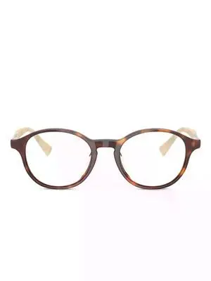 Brunello Cucinelli Tortoiseshell Round-frame Glasses - Brown