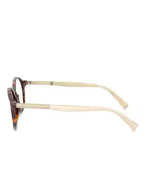 Brunello Cucinelli Tortoiseshell Round-frame Glasses