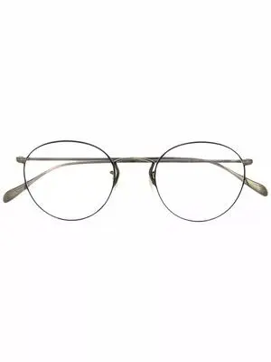 Oliver Spencer Round-frame Glasses - Black