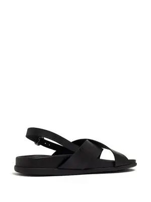 ANCIENT GREEK SANDALS Ikesia Sandals - Black