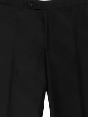Canali Pleated Trousers - Black