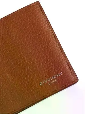 Givenchy Grained-leather Wallet - Brown