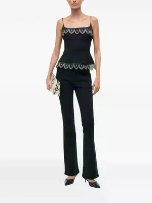 Staud Colette Scalloped Top