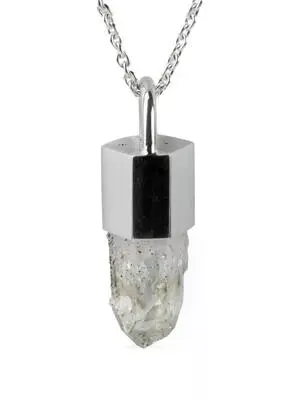 PARTS OF FOUR Sterling Talisman Amethyst Necklace - Silver