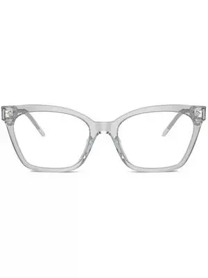 Giorgio Armani Square-frame Eyeglasses - Grey