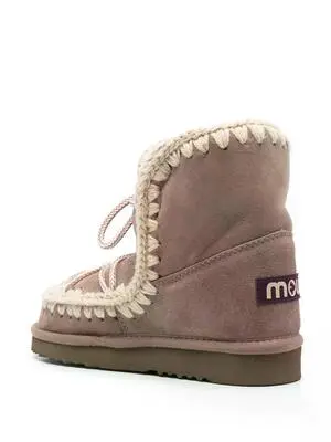 Mou Boots With Whipstitch Trim And Tassel Detail