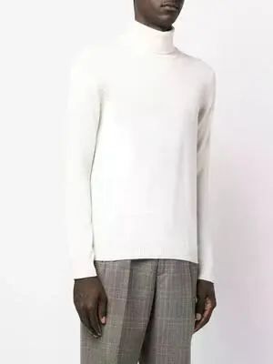 ROBERTO COLLINA Ribbed Hem Roll-neck Sweater
