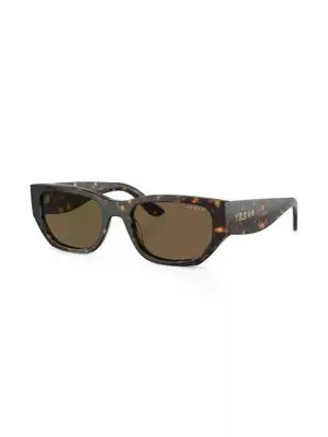 VOGUE EYEWEAR Rectangle-frame Sunglasses - Brown