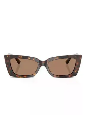 JIMMY CHOO Havana Pattern Sunglasses - Brown