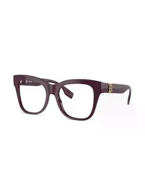 Burberry Square Frame Glasses With Logo Plaque