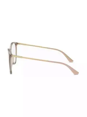 VOGUE EYEWEAR Round Frame Eyeglasses - Brown