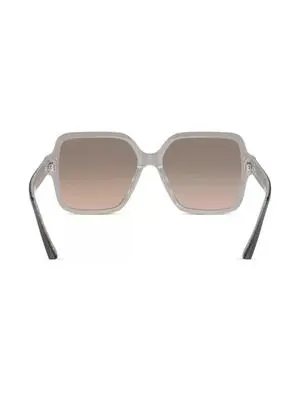 JIMMY CHOO Square Frame Glitter Sunglasses