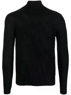 BALLANTYNE Ribbed-knit Roll Neck Sweater