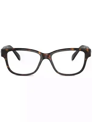 SWAROVSKI Square Frame Eyeglasses - Brown