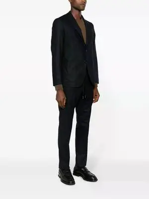 Tagliatore Single-breasted Virgin Wool Blend Suit