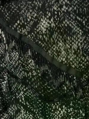 GIACOBINO Snake Print Mini Dress