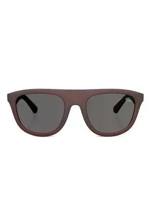 Burberry Rectangle-frame Sunglasses - Red