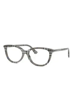 Burberry Check-pattern Eyeglasses - Grey