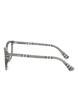 Burberry Check-pattern Eyeglasses - Grey