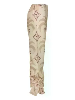 Johanna Ortiz Tie Detailed Trousers - Neutrals
