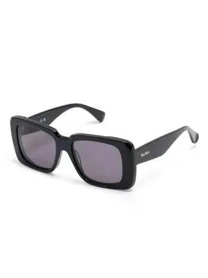 Max Mara Square-frame Sunglasses - Black