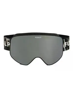 Fusalp Matterhorn Logo Ski Goggles - Black