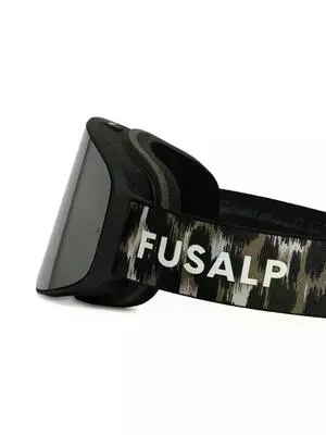 Fusalp Matterhorn Logo Ski Goggles - Black
