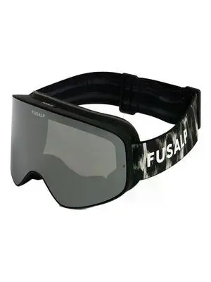 Fusalp Matterhorn Logo Ski Goggles - Black