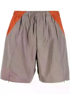 Y3 Colour-block Track Shorts - Neutrals