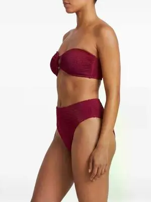 PARAMIDONNA Chloe Ring Two-piece Swimsuit - Red