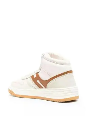 Hogan Panelled High-top Sneakers