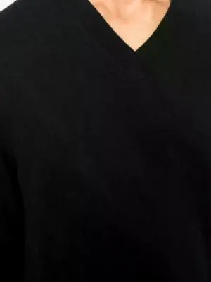 Comme Des Garçons V-neck Long-sleeve Jumper