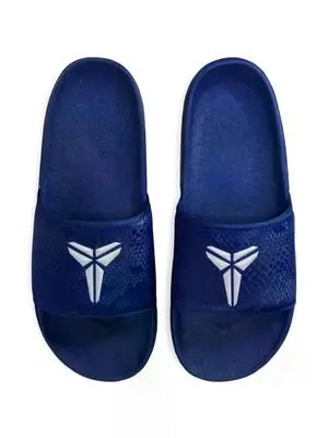 Nike Kobe Logo Print Flip Flops - Blue
