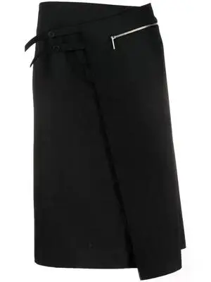 SAPIO Asymmetric Wrap Skirt