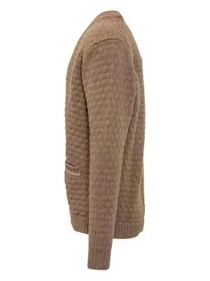 RAKKI Textured Knit Cardigan
