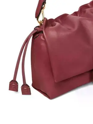 Fendi Medium Mamma Baguette Ff-buckle Tote Bag - Red