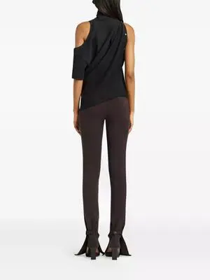 COURREGES Bootcut Interlock Trousers - Brown