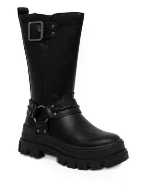 BUFFALO Aspha Buckle-strap Boots