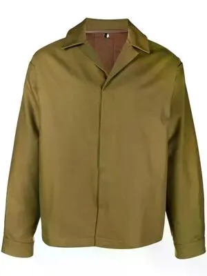 COSTUMEIN Notched-collar Shirt Jacket - Blue